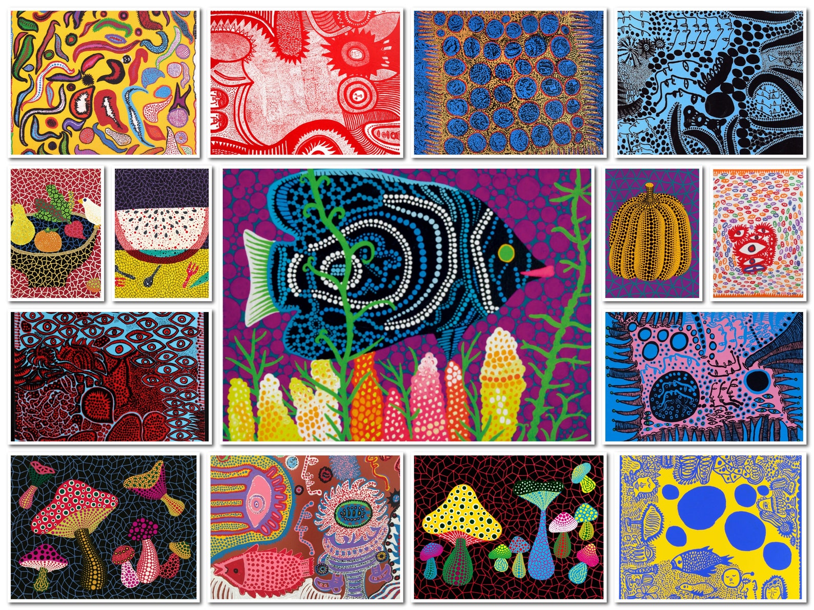 Yayoi Kusama 15 Pictures, Yayoi Kusama Print, Kusama Yayoi, Kusama ...