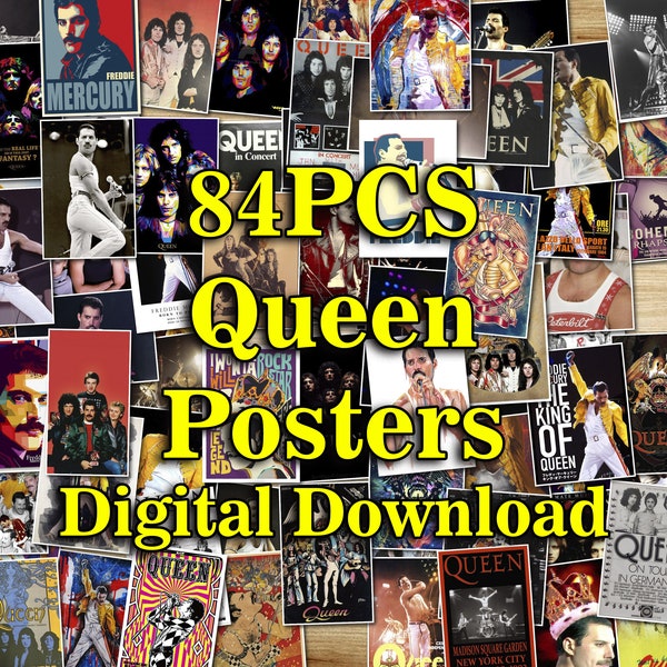 Queen Band Poster - Etsy