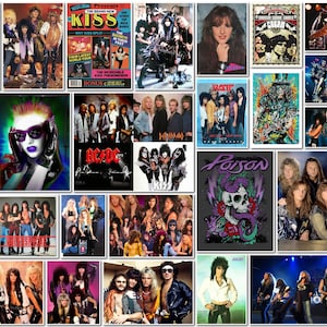 265PCS 80s Poster Band Poster Grunge Poster Rock Poster - Etsy