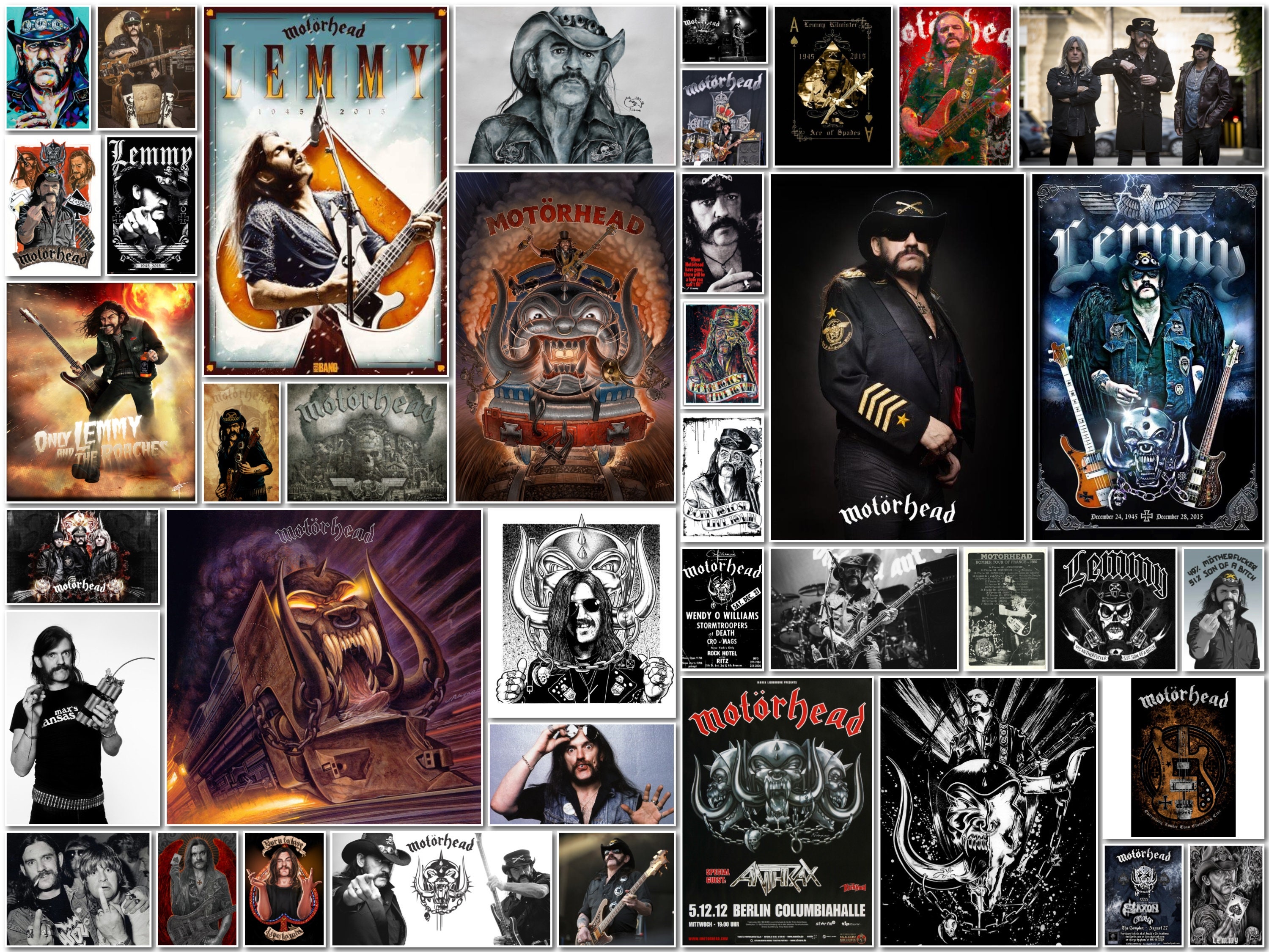 125PCS Band Poster Custom Wall Collage Affiche Concert Band - Etsy