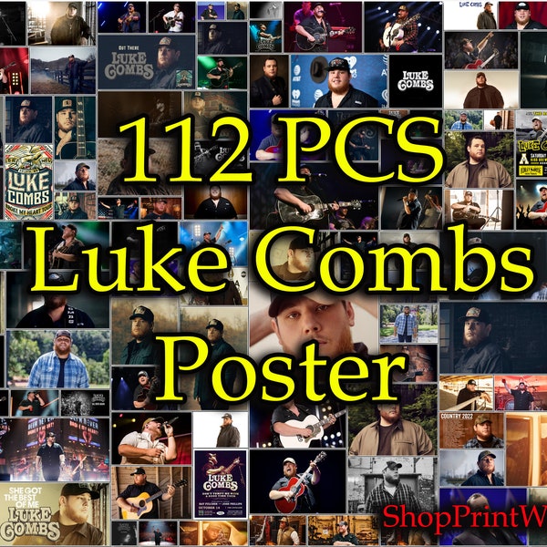 Luke Combs Concert Poster - Etsy