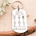 Engraved Key Holder, Personalized Keychain, Customized Key Chain, First ...