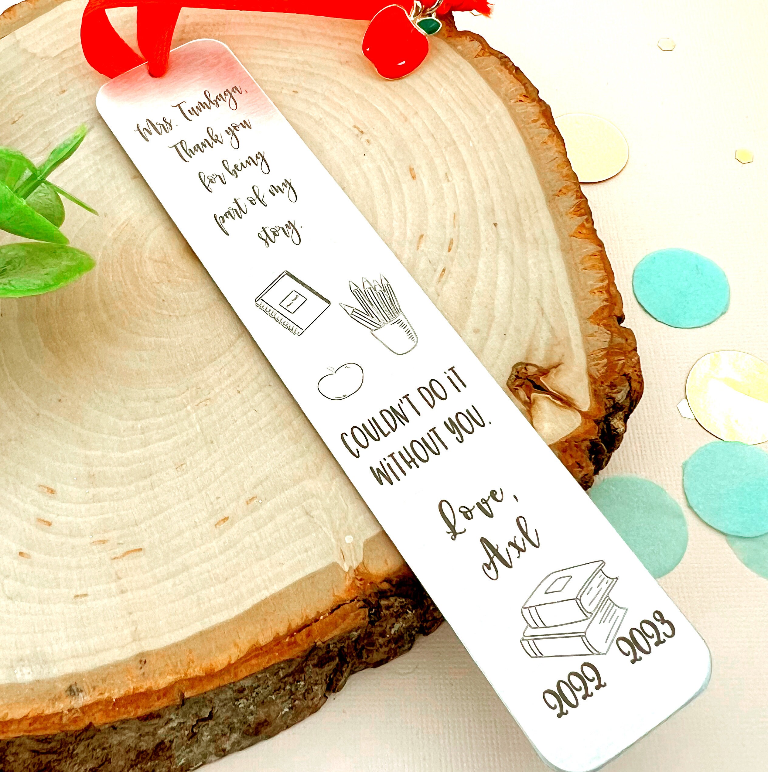 Thank You for Being Part of My Story Teacher Appreciation Gift Teacher ...