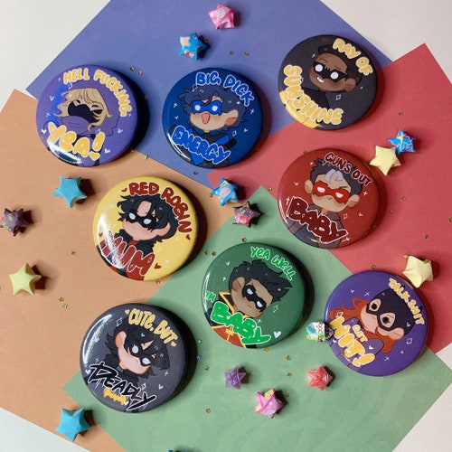 BATFAM Buttons - Etsy