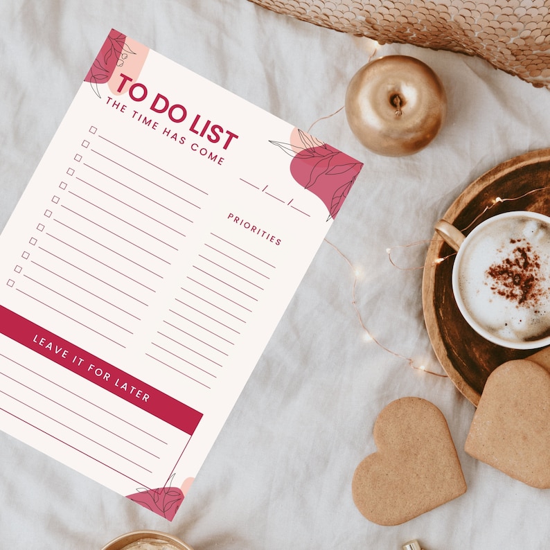 Viva Magenta To-do-list Bundle Color of the Year 2023 - Etsy