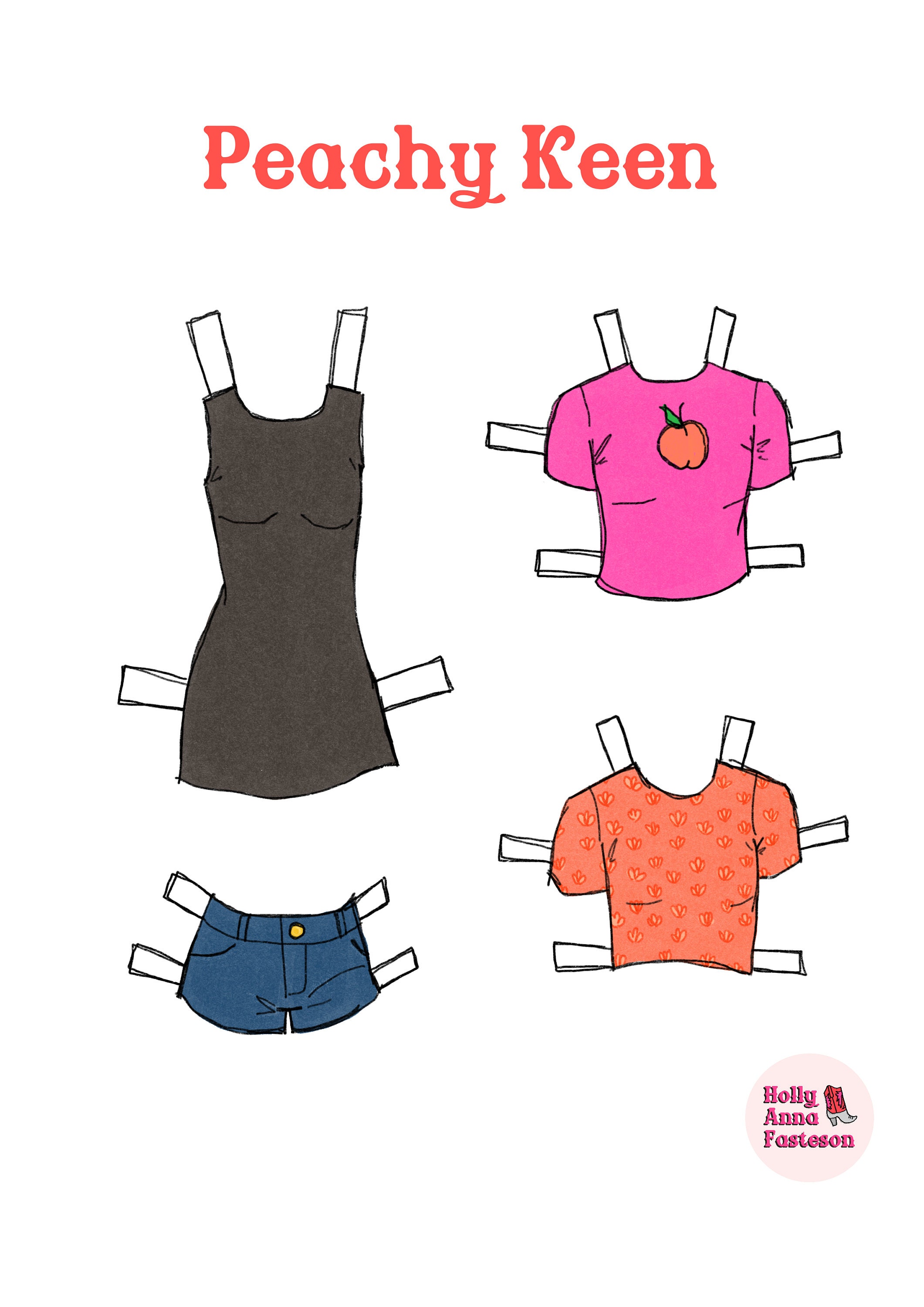 Printable Paper Doll, PNG Files for Download, Kids Craft - Etsy