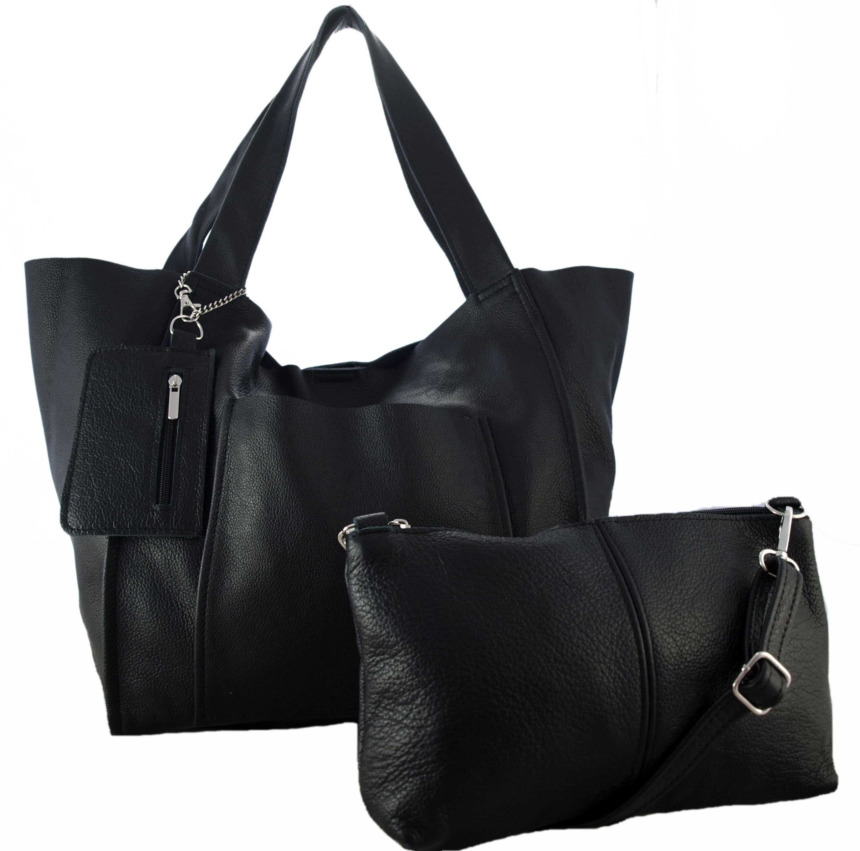 Slouchy Leather Purse Crossbody Leather Tote Bag Shoulder - Etsy