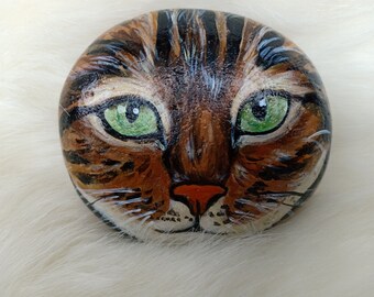 Hand painted cat | Etsy