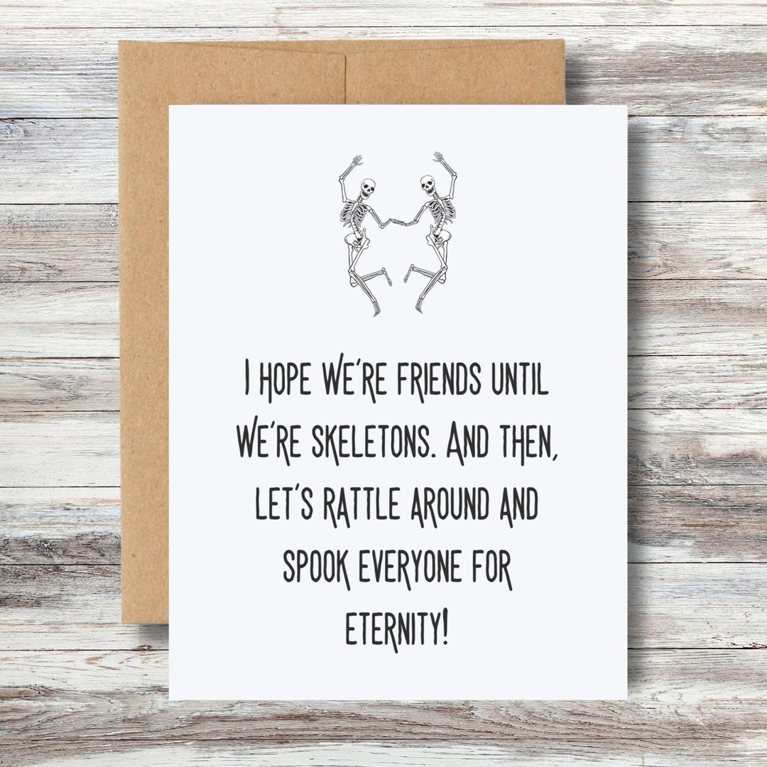 Funny Friend Card, Best Friend Birthday Card, Funny Halloween Cards for ...