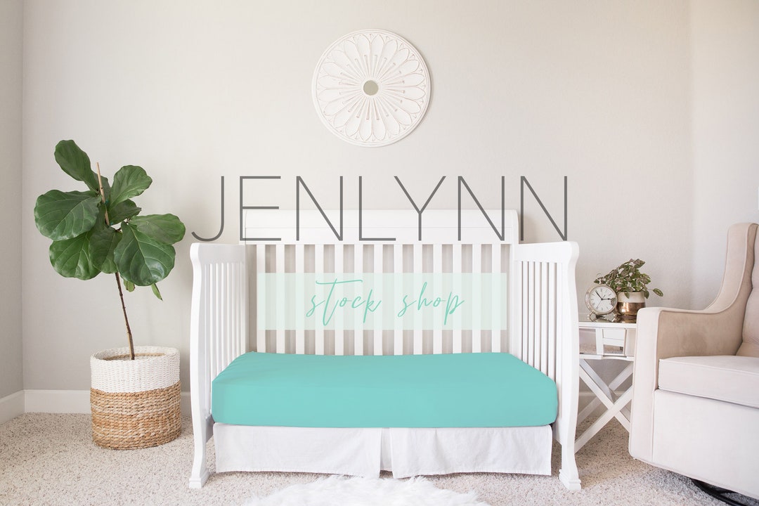 Toddler Bed Sheet Mockup, Crib Mockup, Kids Bed Mockup, Bed Mockup, Bed ...
