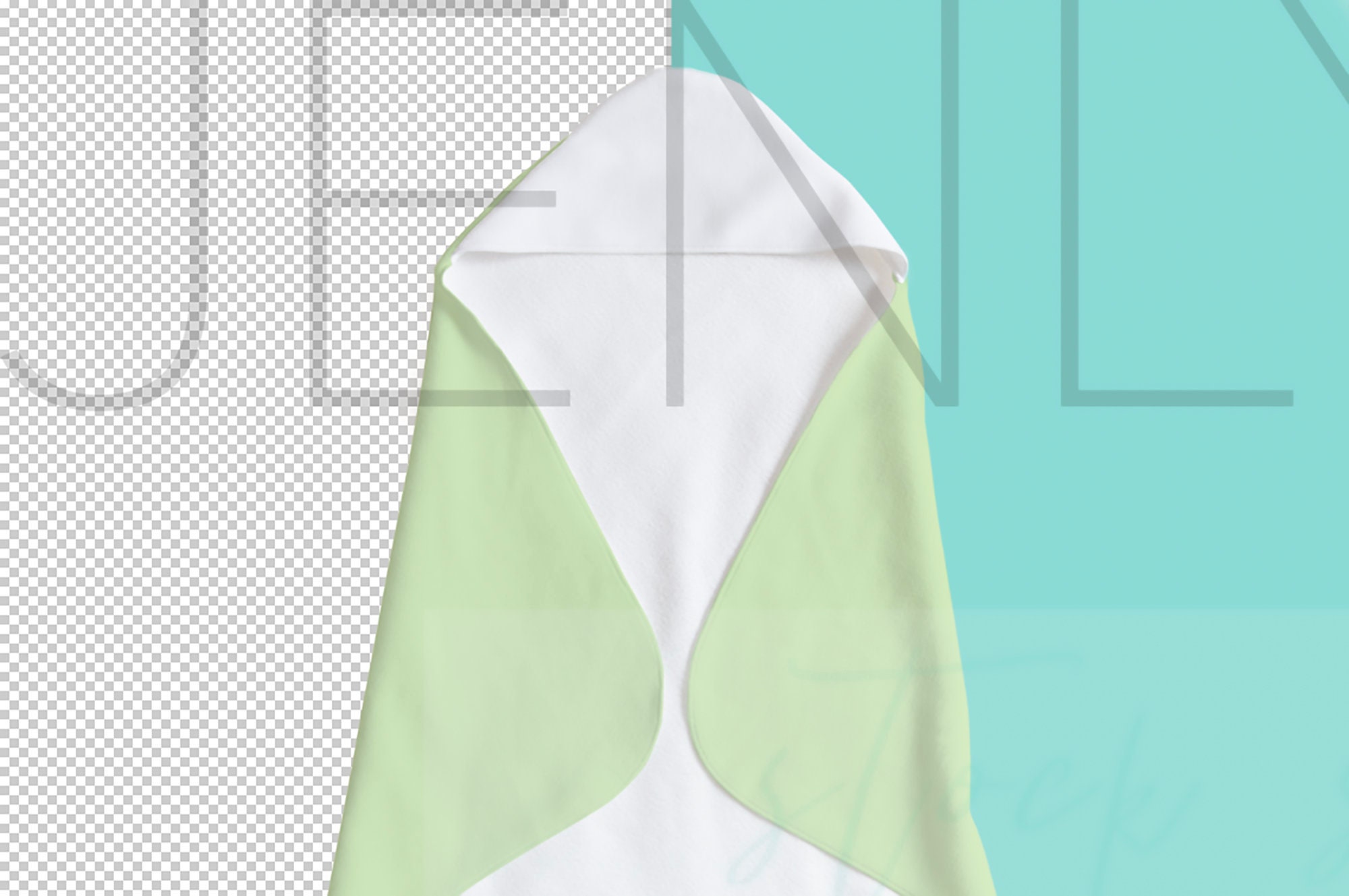 Hooded Baby Towel Mockup 2 Hooded Towel Mockup Custom Towel | Etsy