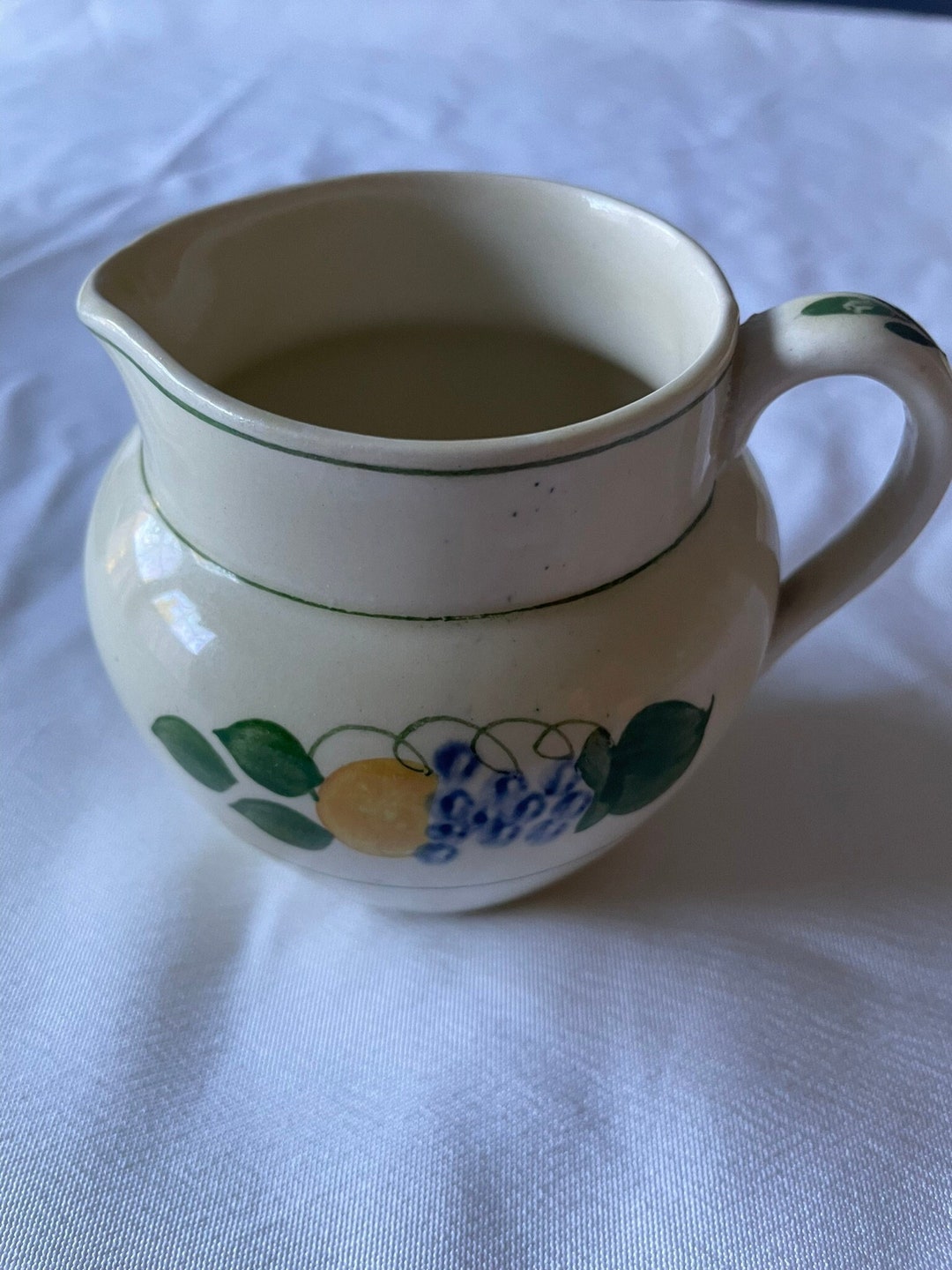 Adams Titian Ware Creamer Fruit Pattern Hand Painted RD 673892 No.10 - Etsy