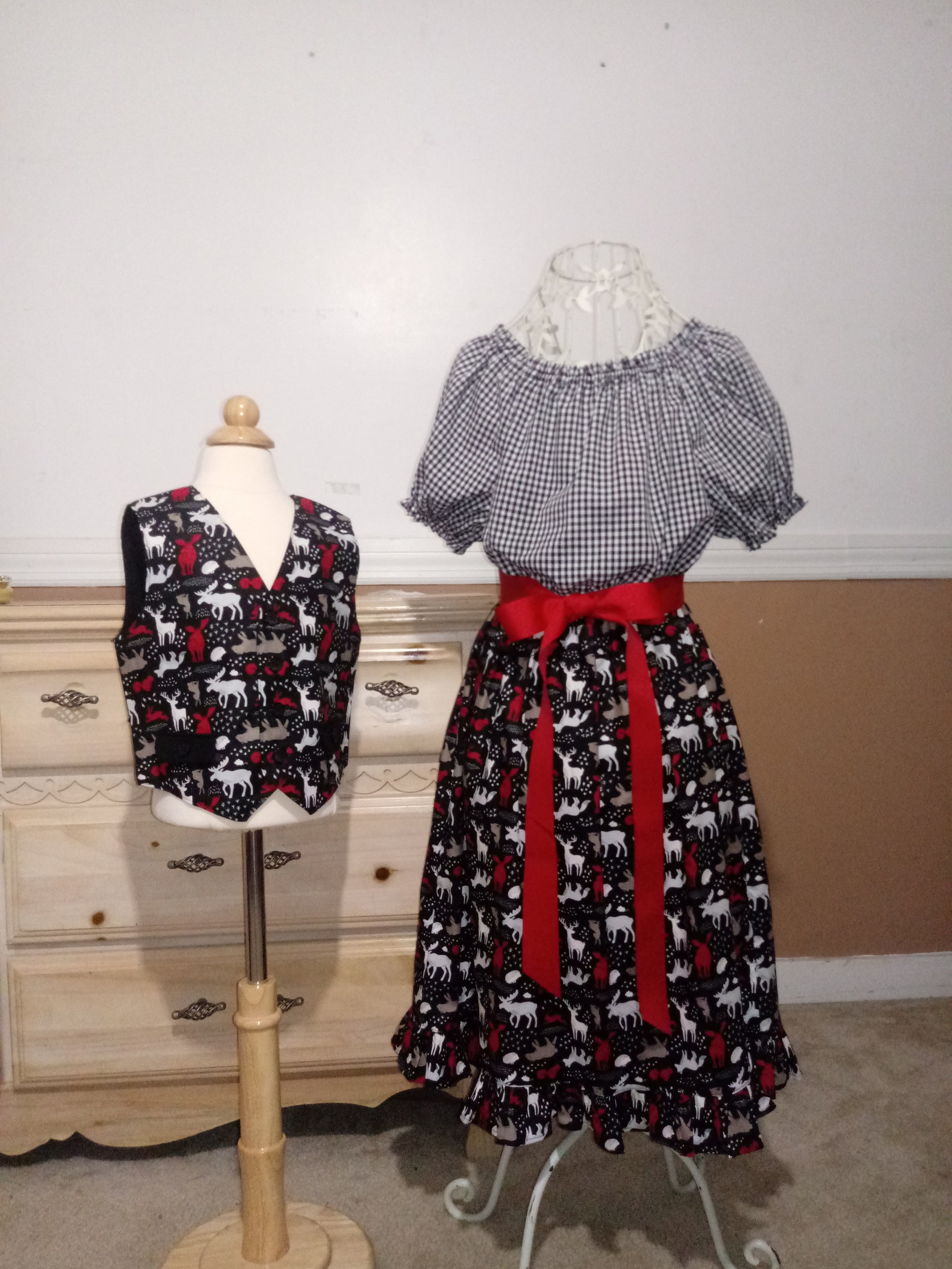 Boys Vest Sibling Outfits Brother Sister Matching Outfits - Etsy