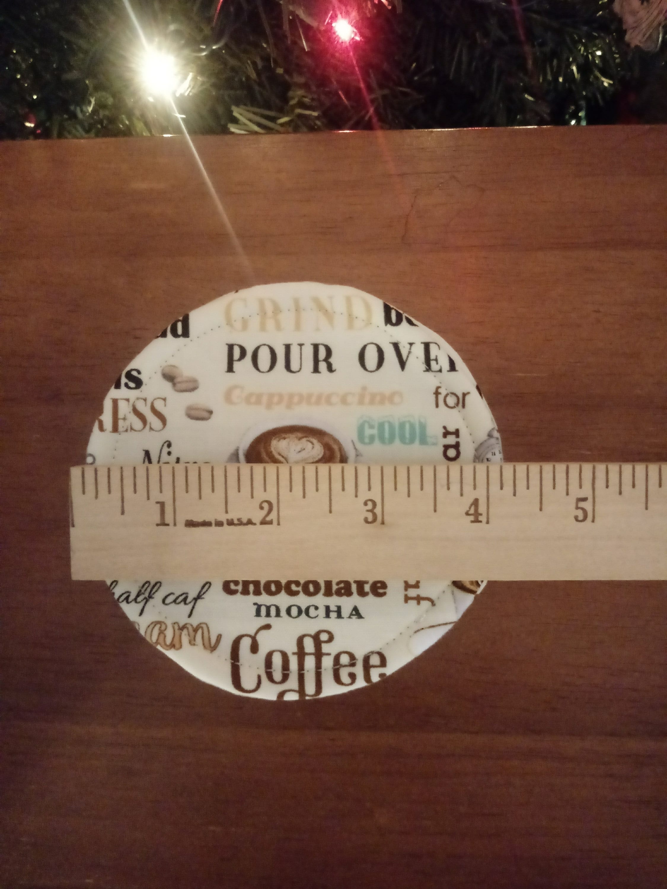 Fabric Coffee Coasters Coffee Gifts Coffee Mug Rug Hostess | Etsy