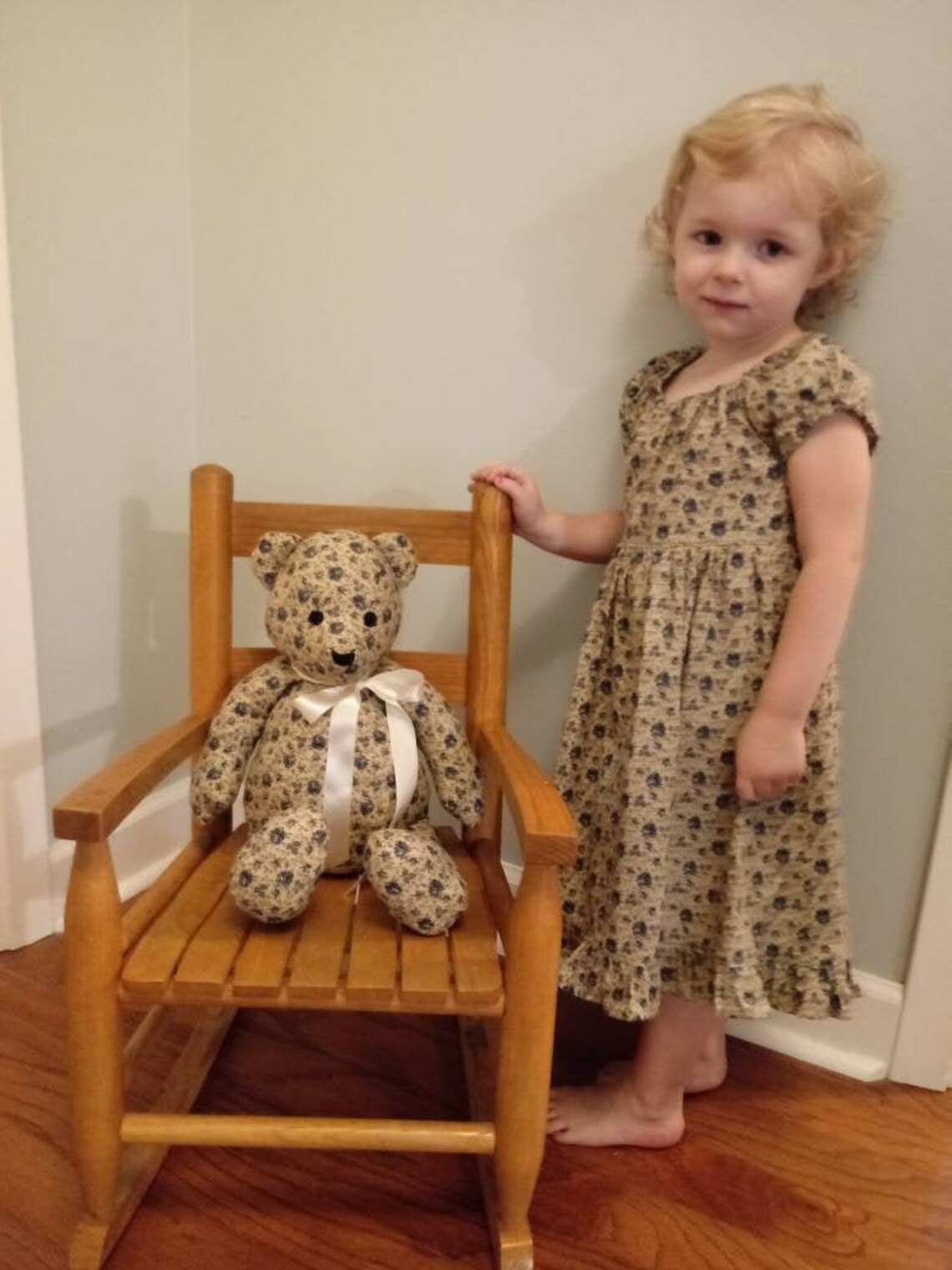 Handmade Teddy Bear Stuffed Bear Cloth Bear Vintage Style - Etsy