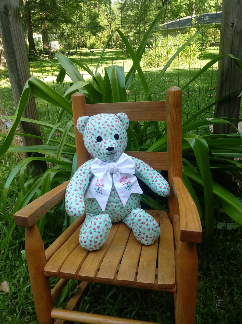 Handmade Bear Spring Decor Baby Girl Nursery Decor Fabric | Etsy