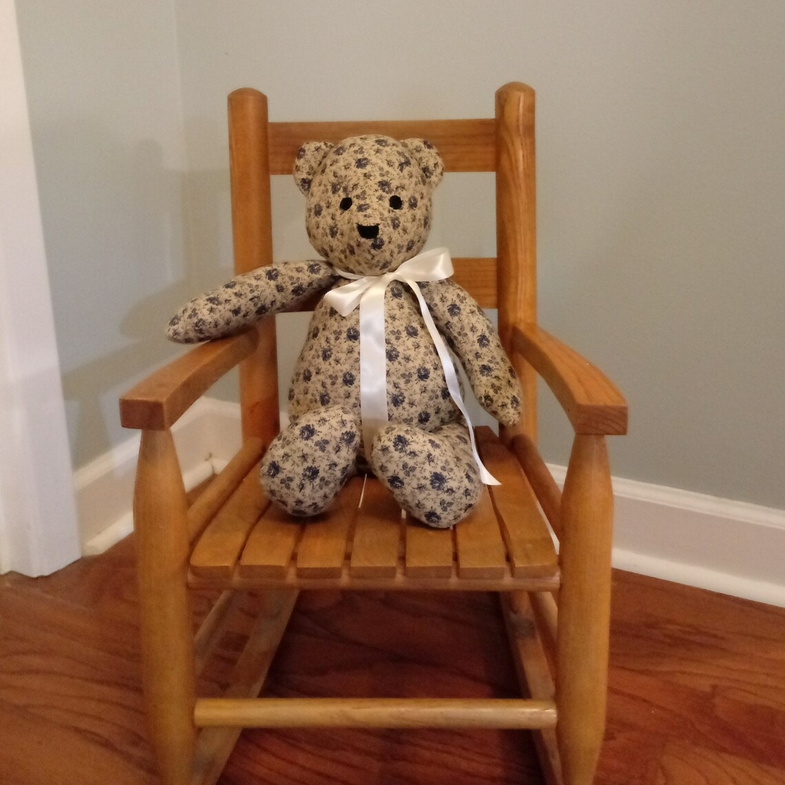 Handmade Teddy Bear Stuffed Bear Cloth Bear Vintage Style - Etsy