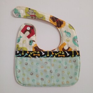 Reversible Bib Baby Shower Gift Boy Bib Set Side Snap - Etsy
