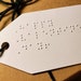 Braille Gift Tags - Etsy