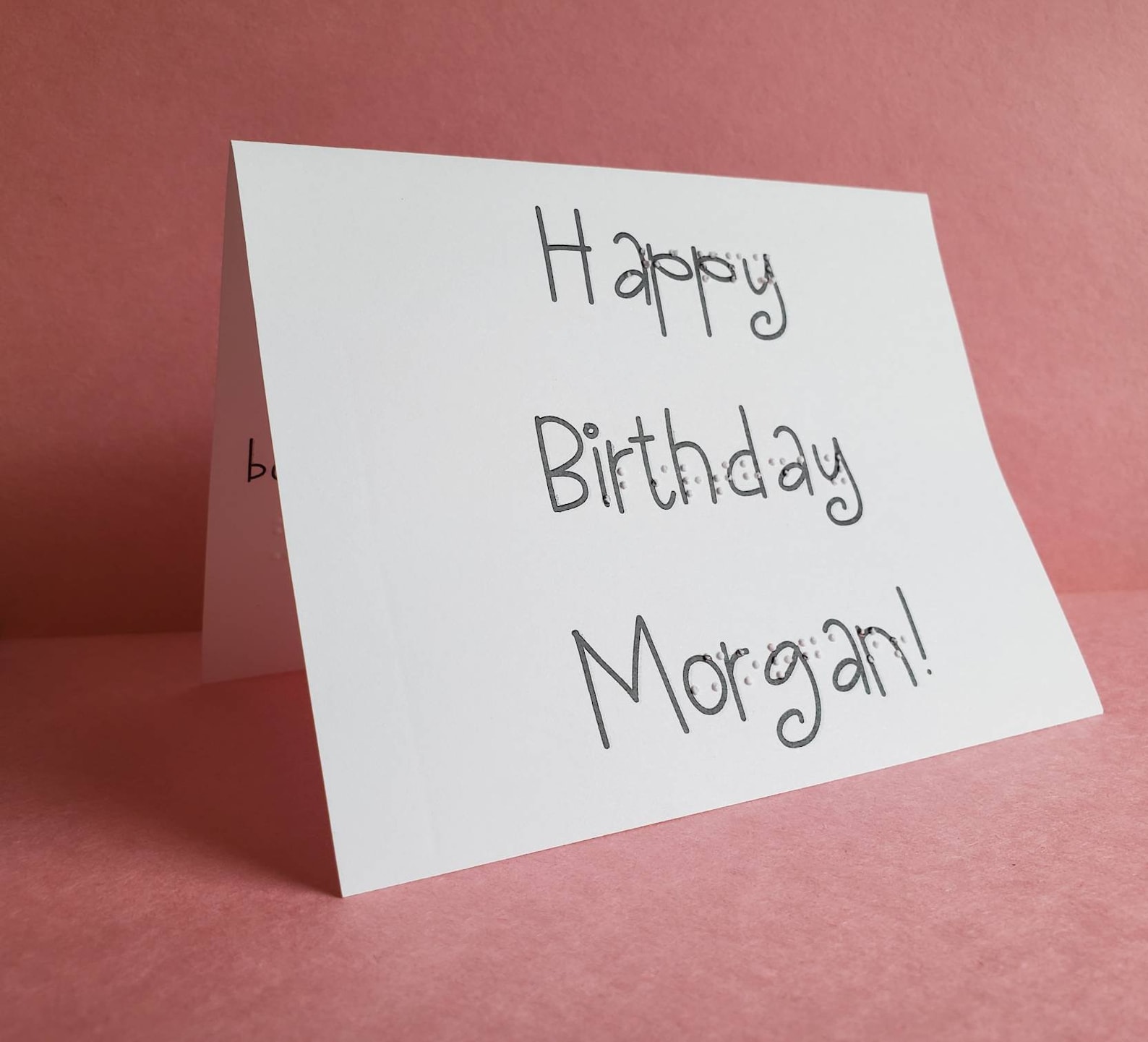 Customizable Braille Greeting Cards - Etsy