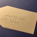 Braille Gift Tags - Etsy