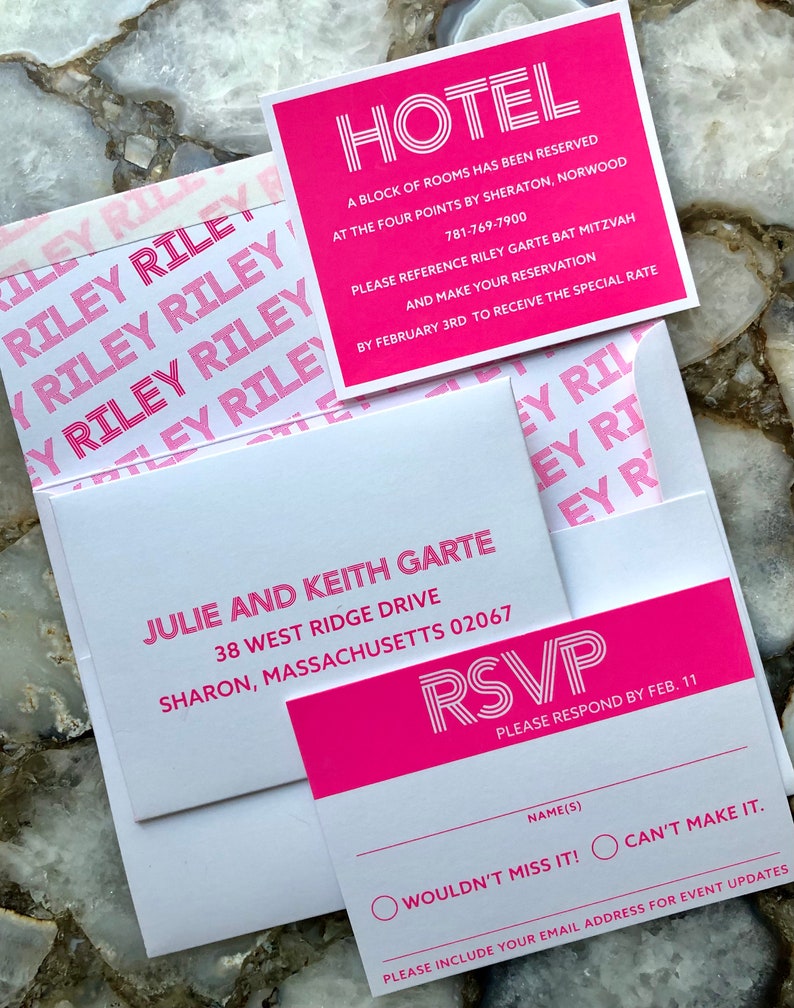 Custom Paper Invitation - Etsy