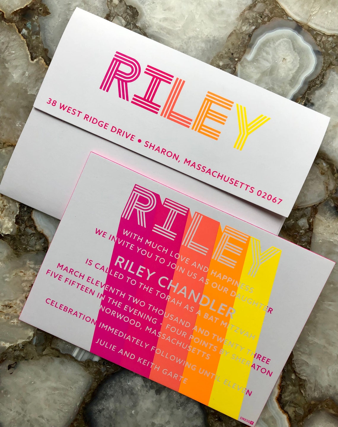 Custom Paper Invitation - Etsy