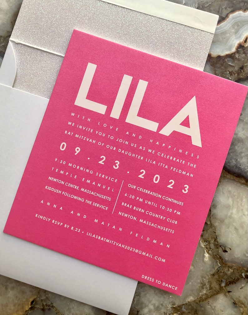 Custom Paper Invitations - Etsy