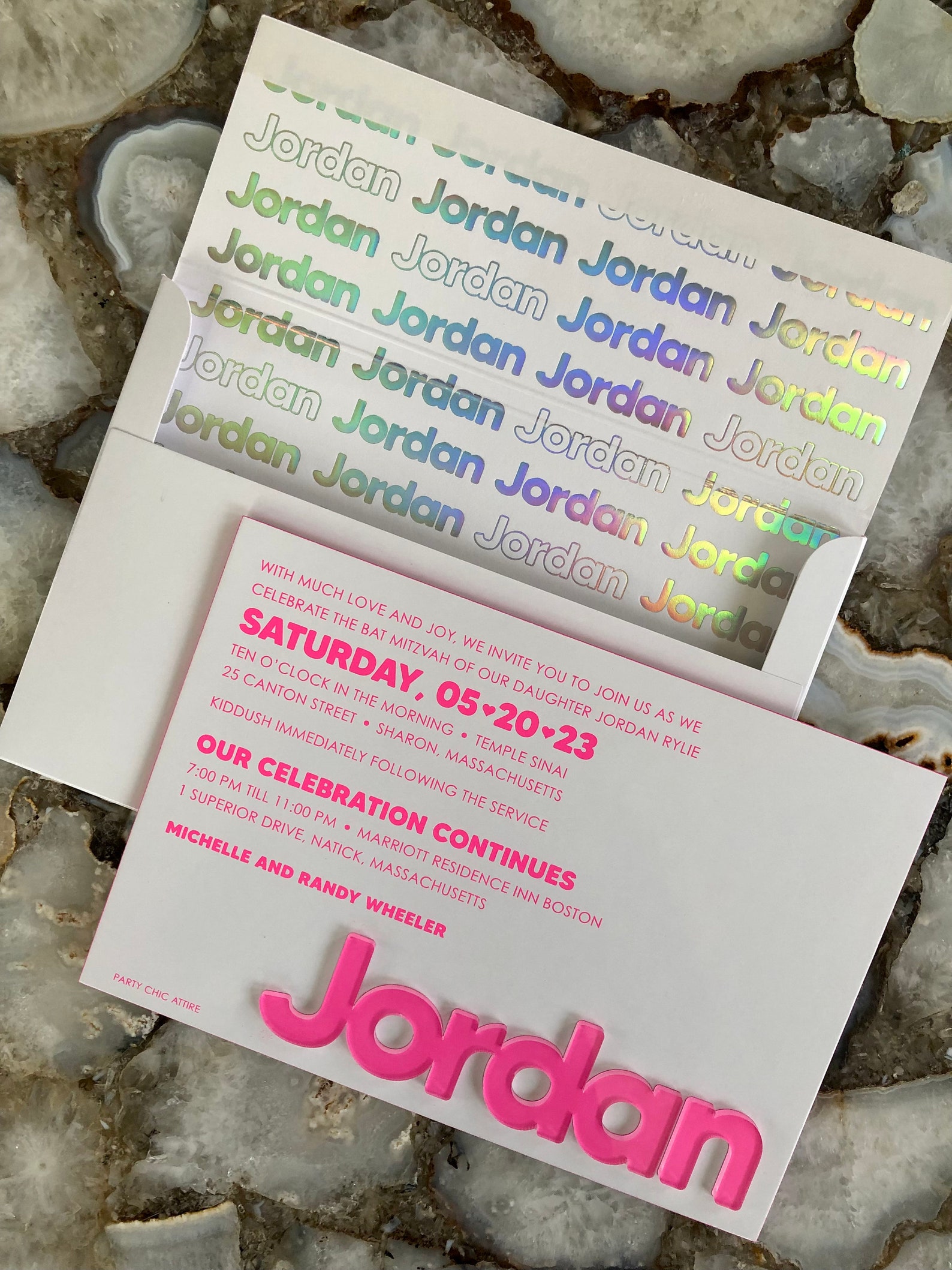 Custom Bat Mitzvah Invitation - Etsy