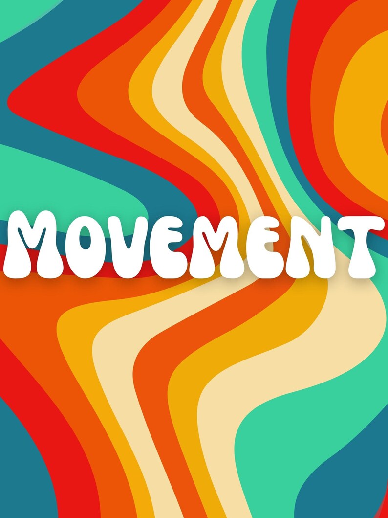 Retro Elements and Principles of Design Poster Bundle | Art Class ...