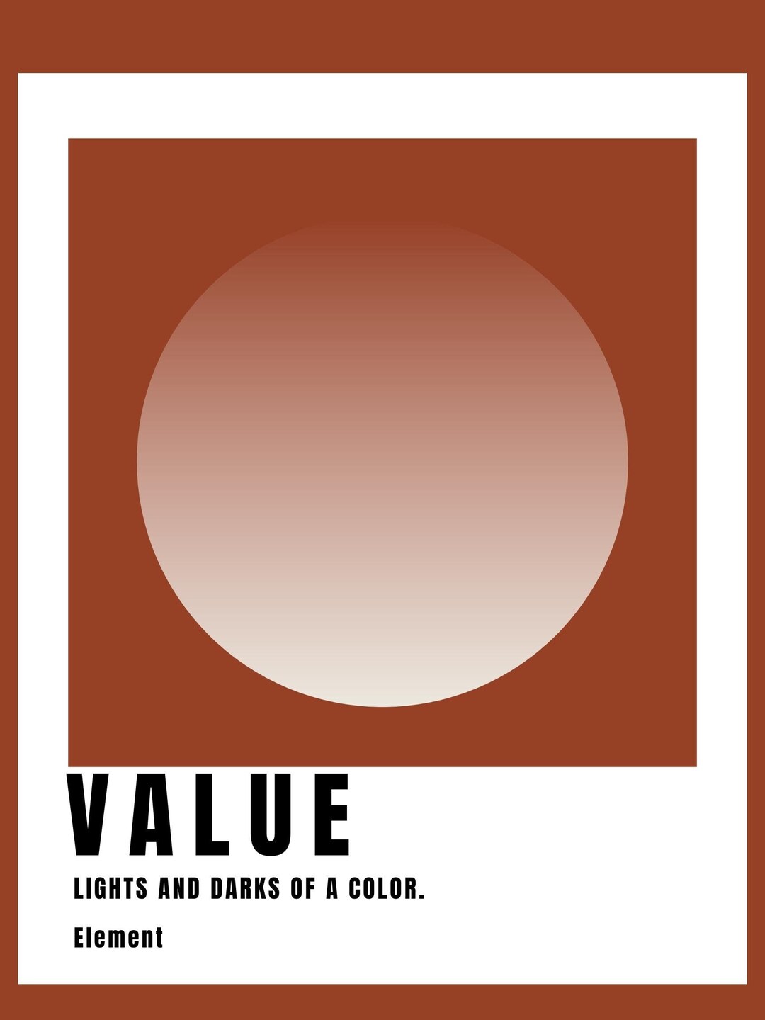 Pantone Inspired Modern Elements of Art Posters - Etsy