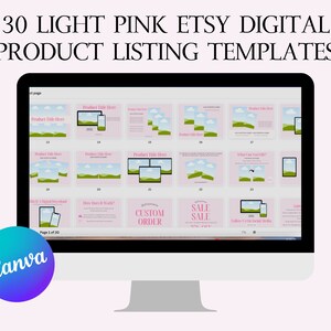 Etsy Listing Template for Digital Products-etsy Listing Mockup Template ...