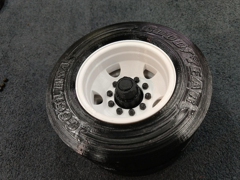 1:8 Scale Semi Trailer Wheel Set - Etsy