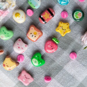 Clay and Resin Pins Handmade Unique and Super Cute - Etsy