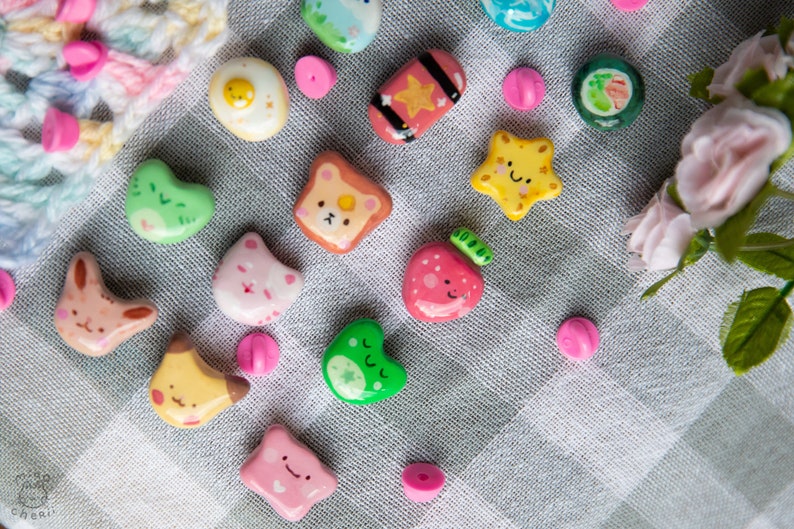 Clay and Resin Pins Handmade Unique and Super Cute - Etsy