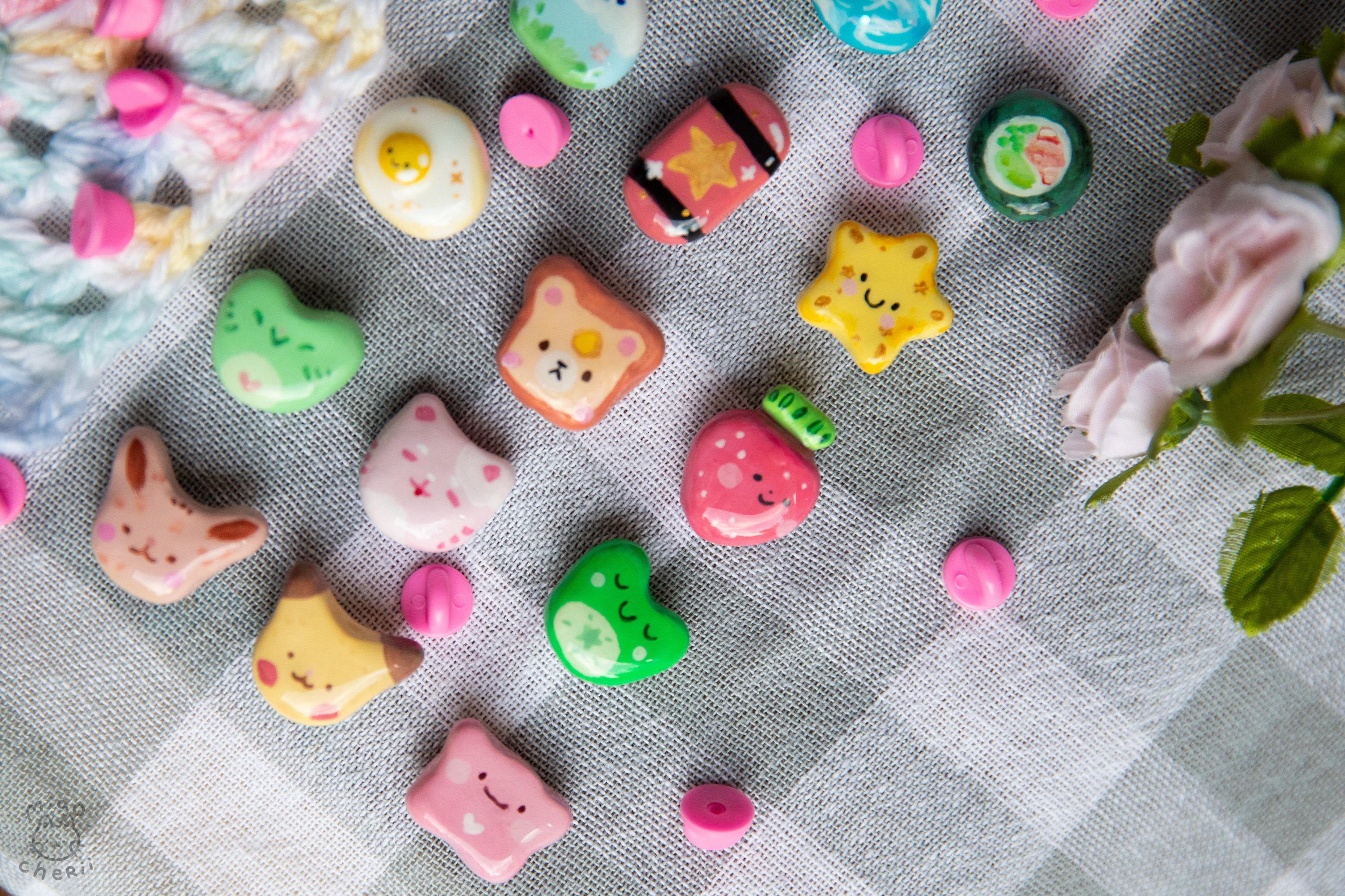 Clay and Resin Pins Handmade Unique and Super Cute - Etsy