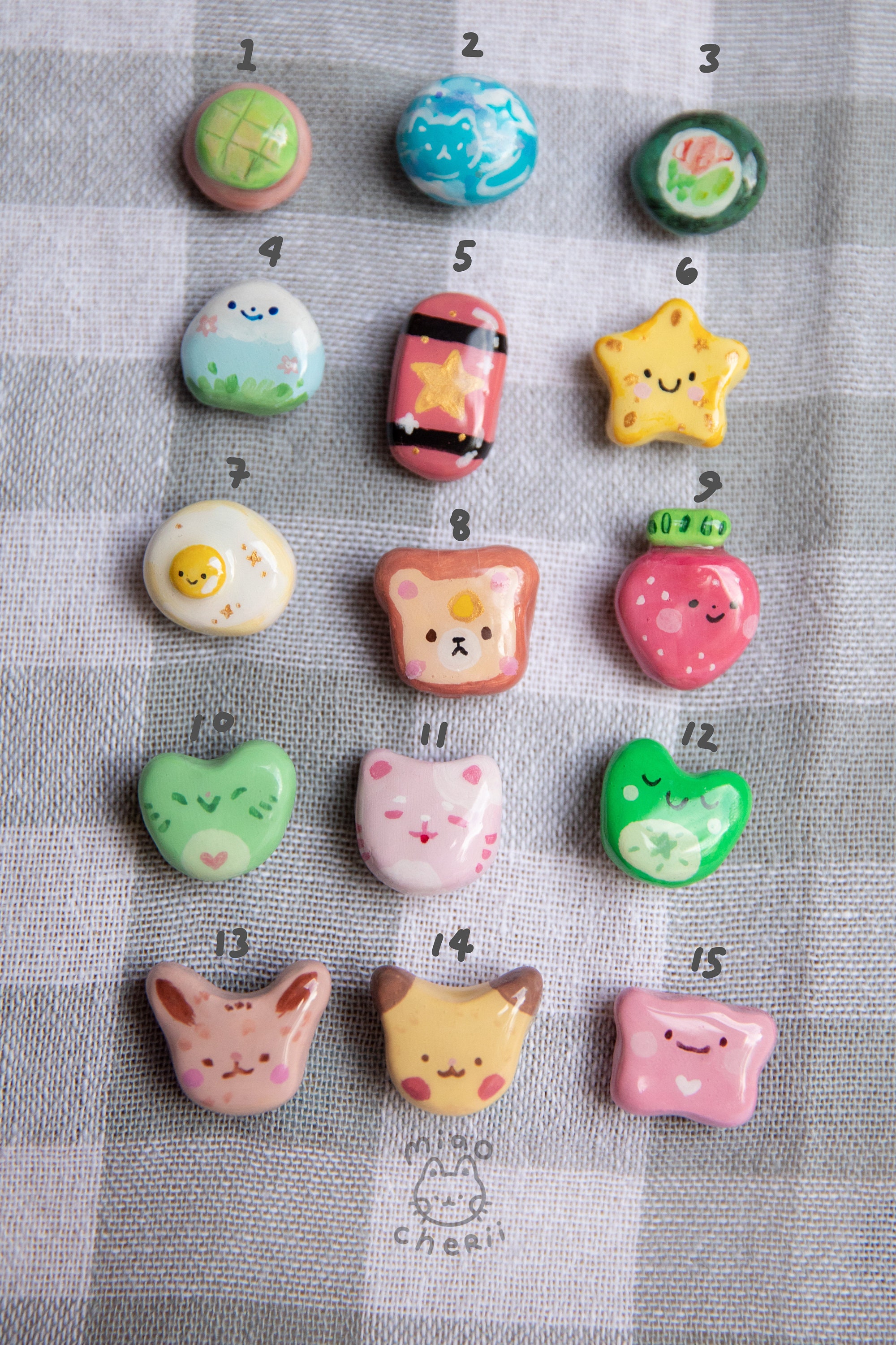Clay and Resin Pins Handmade Unique and Super Cute - Etsy