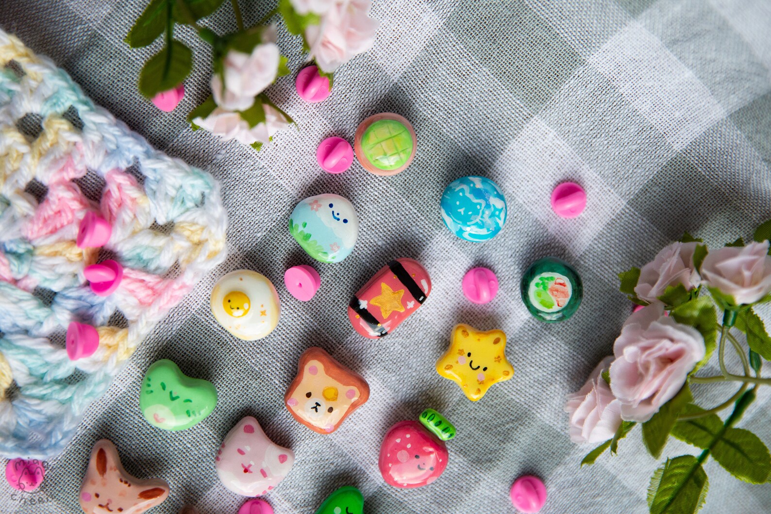 Clay and Resin Pins Handmade Unique and Super Cute - Etsy