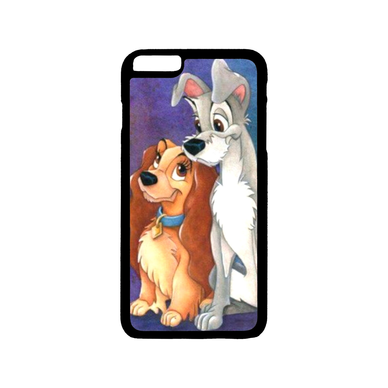 Disney's Lady and the Tramp Themed iPhone Case iPhone 6 6S 7 8 Plus, X ...