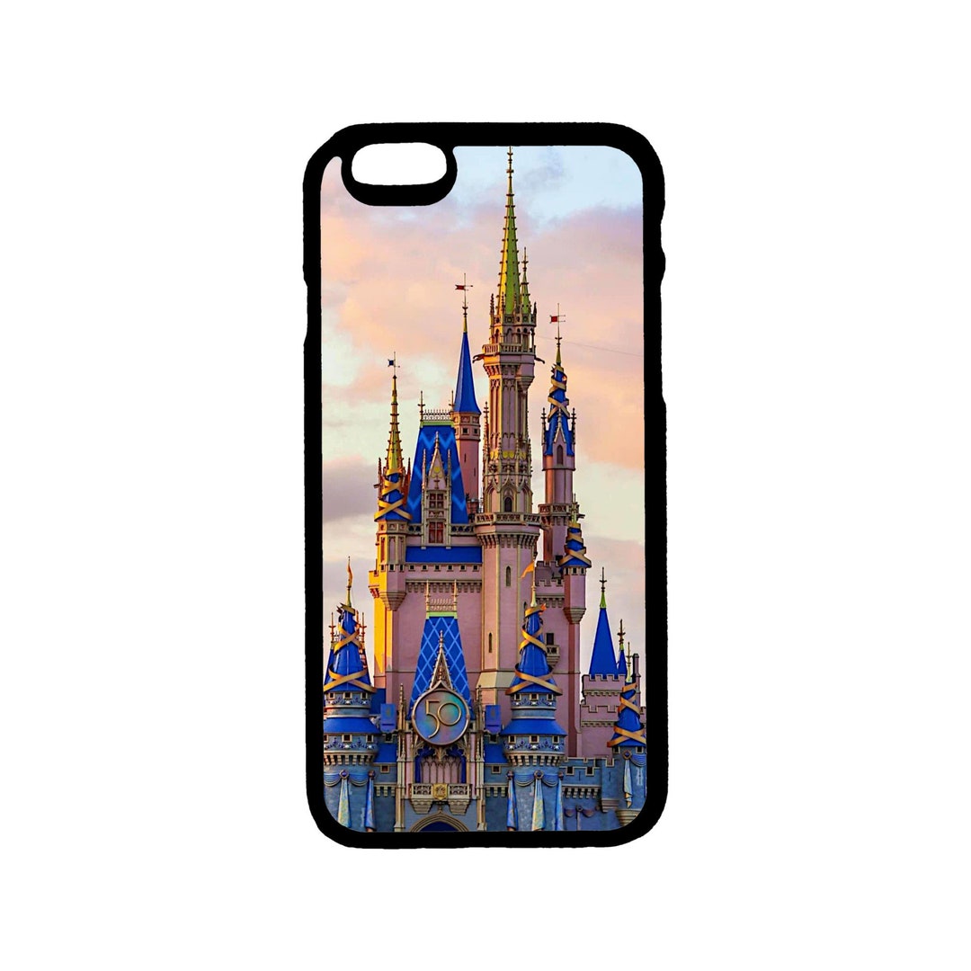 Disney Art Cinderella's Castle 50th Anniversary iPhone Case iPhone ...
