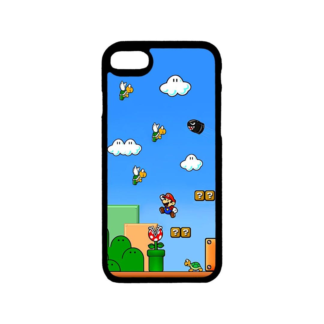Super Mario iPhone Case: Nintendo Inspired Protective Phone Cover - Etsy