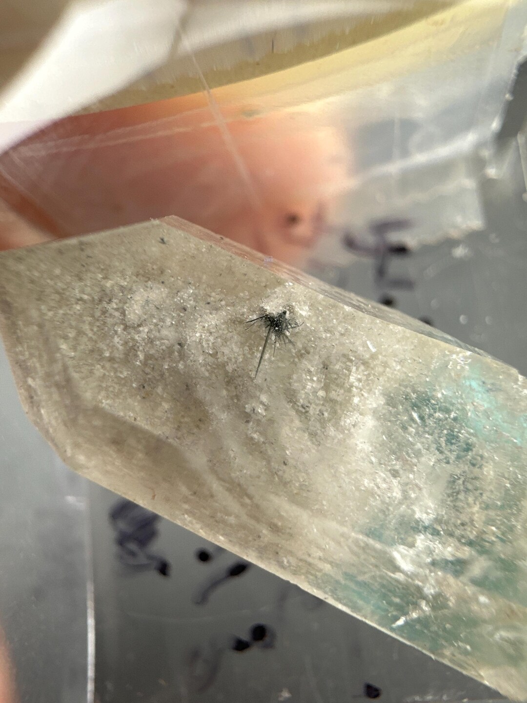 Phantom Quartz With ? Inclusions - Micromount Crystal - Quartzsite ...