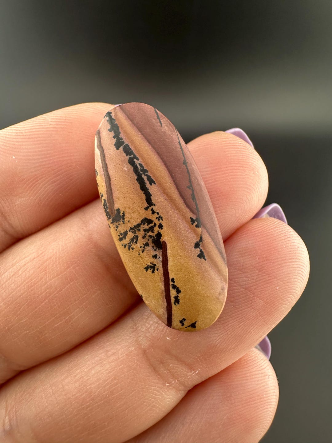 Indian Paint Stone - Oval Cabochon - Death Valley, California - Etsy