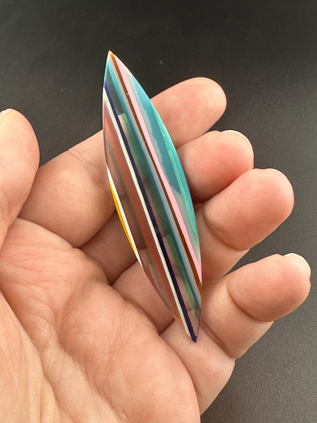 Surfite - Freeform Cabochon - Surf Stone - Recycled Colored Surfboard ...