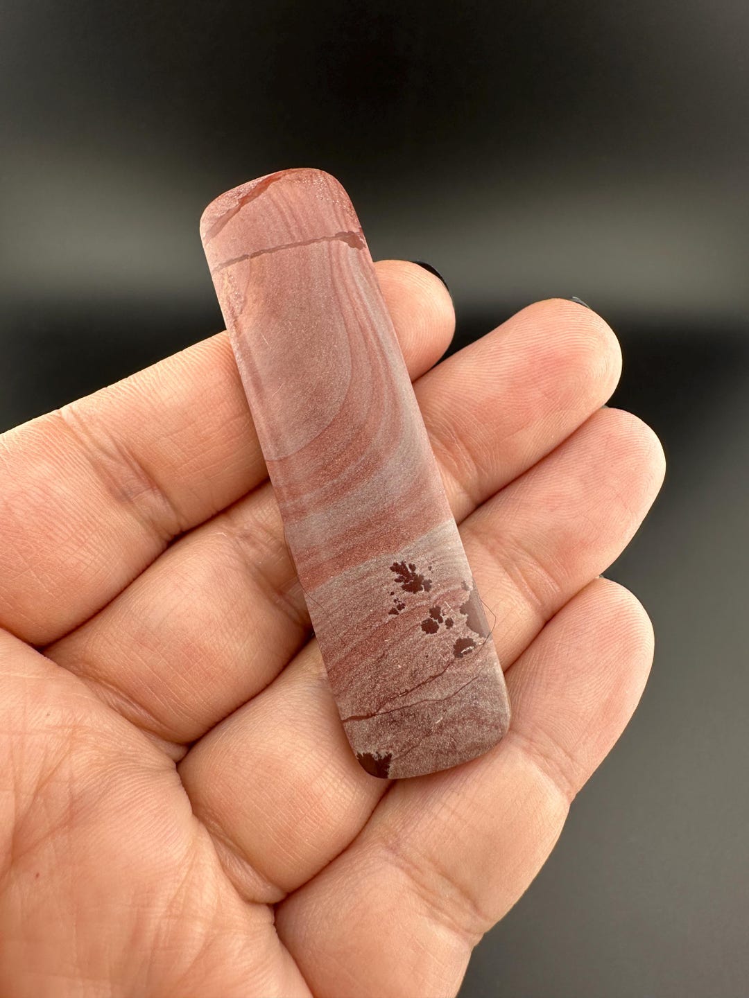 Apache Sage Rhyolite - Rectangular Cabochon - Mimbres Valley Picture ...