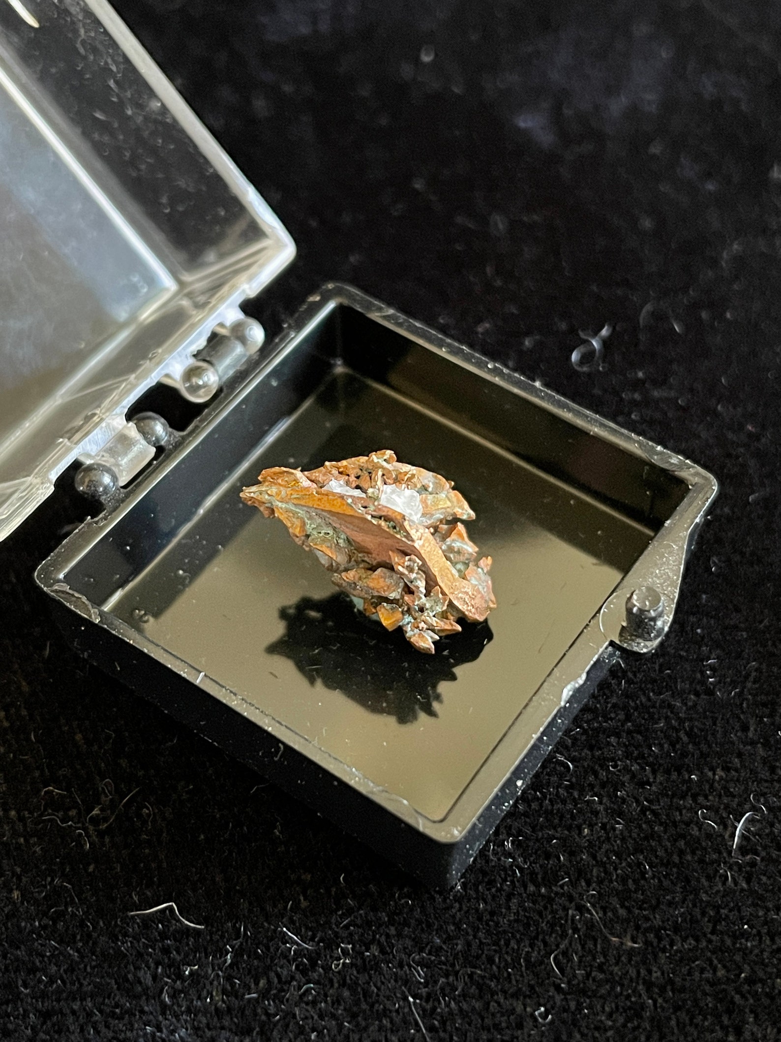 Copper Spinel Twin With Selenite Micromount Crystal Ray - Etsy