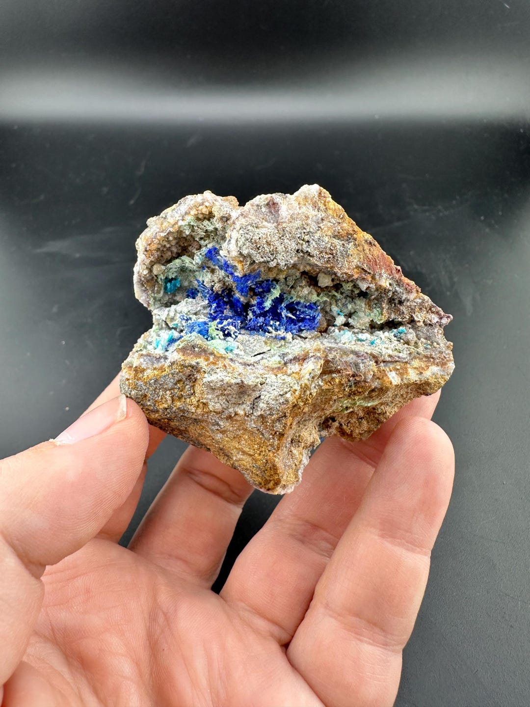Ultra Rare Linarite Crystal - Grand Reef, Arizona - Etsy