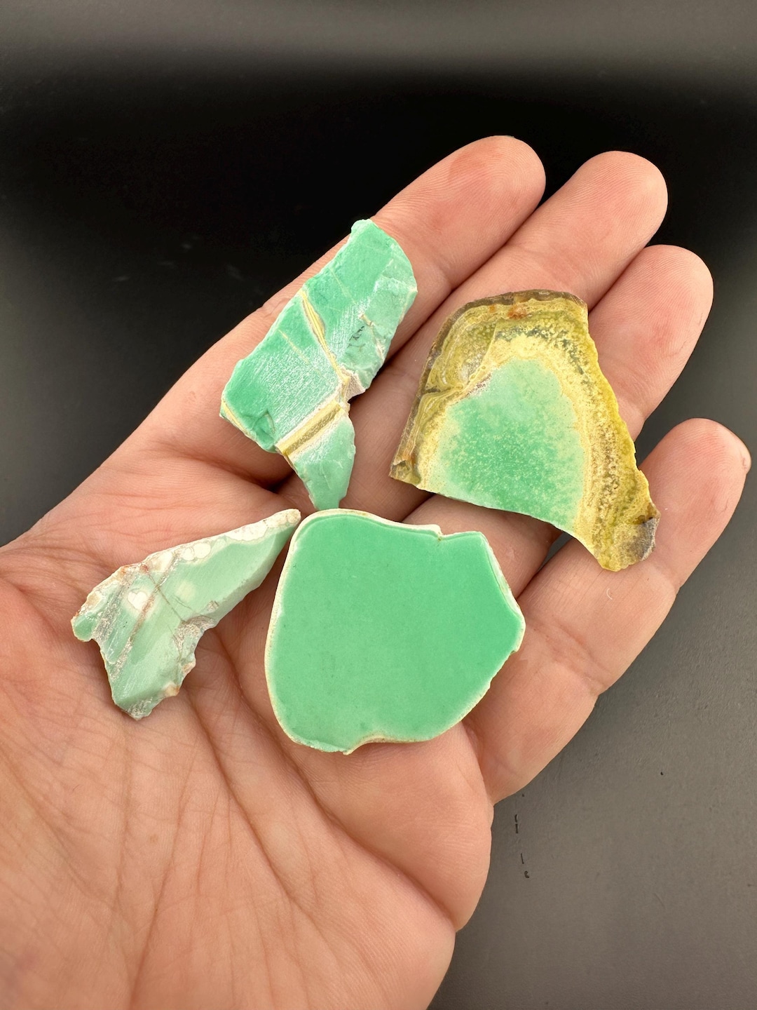Variscite - Rough Lapidary Pieces - Clay Canyon, Fairfield, Sunshine ...