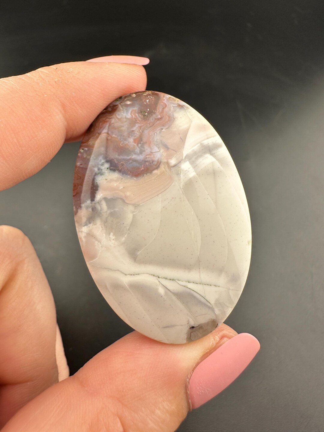 Buchanan Thunder Egg Jasper - Orbicular - Oval Cabochon - Buchanan ...