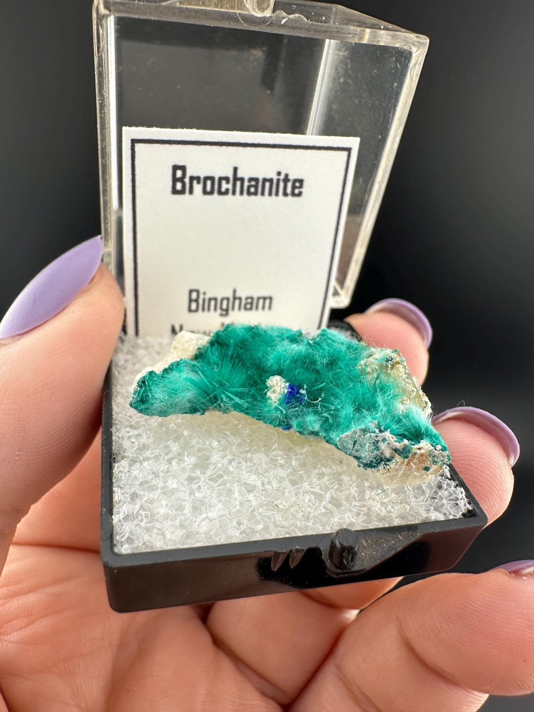 Brochantite - Thumbnail Crystal - New Mexico - Etsy